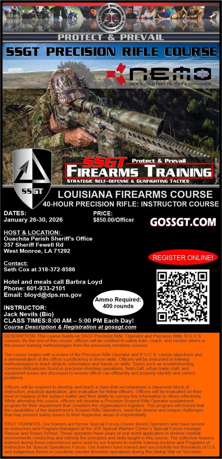 SSGT Sniper Instructor Course – LTPOA